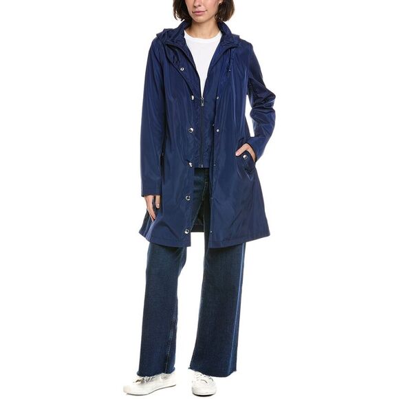 Via Spiga | Jackets & Coats | Via Spiga Womens Packable Rain Jacket ...